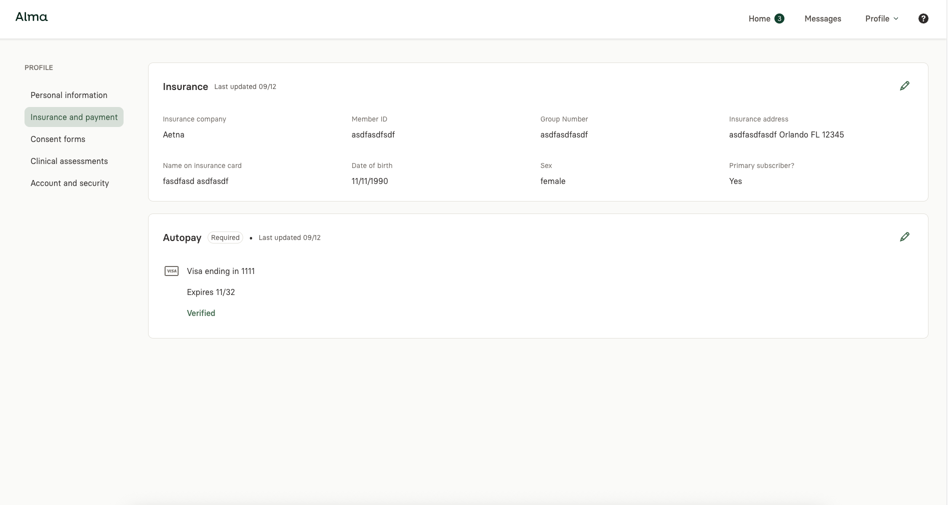 The Client Portal – Alma